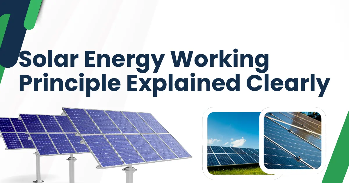 Solar Energy Working Principle Explained Clearly - solartechera.com