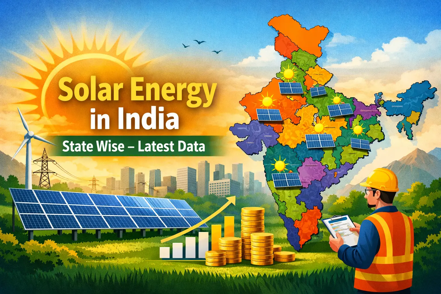 Solar Energy in India State Wise – Latest Data - solartechera.com