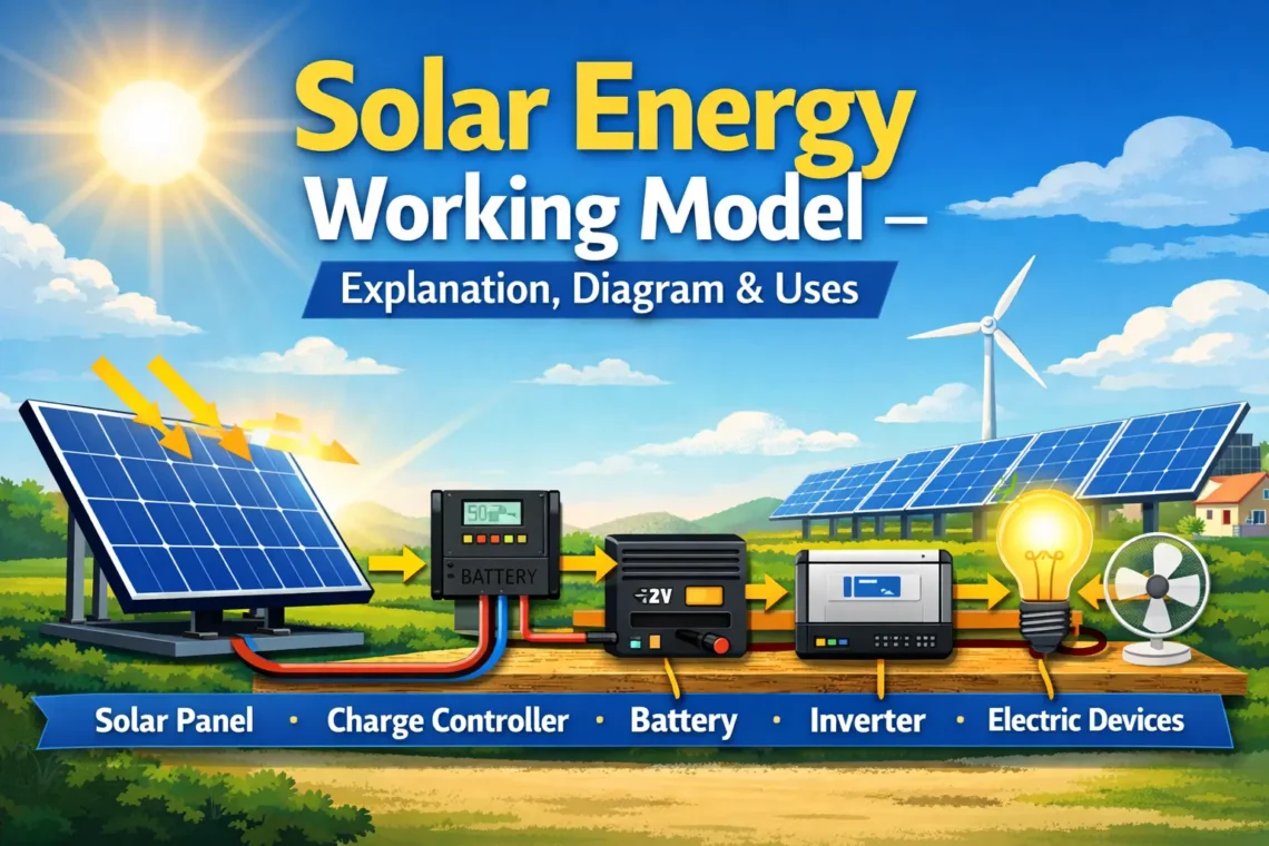 Solar Energy Working Model – Explanation, Diagram & Uses - solartechera.com